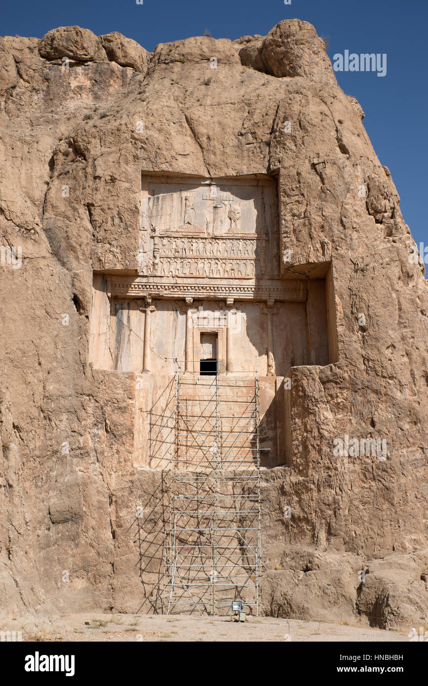 Tomb of Xerxes I, Naqsh-e Rustam necropolis, Fars, Iran Stock Photo - Alamy
