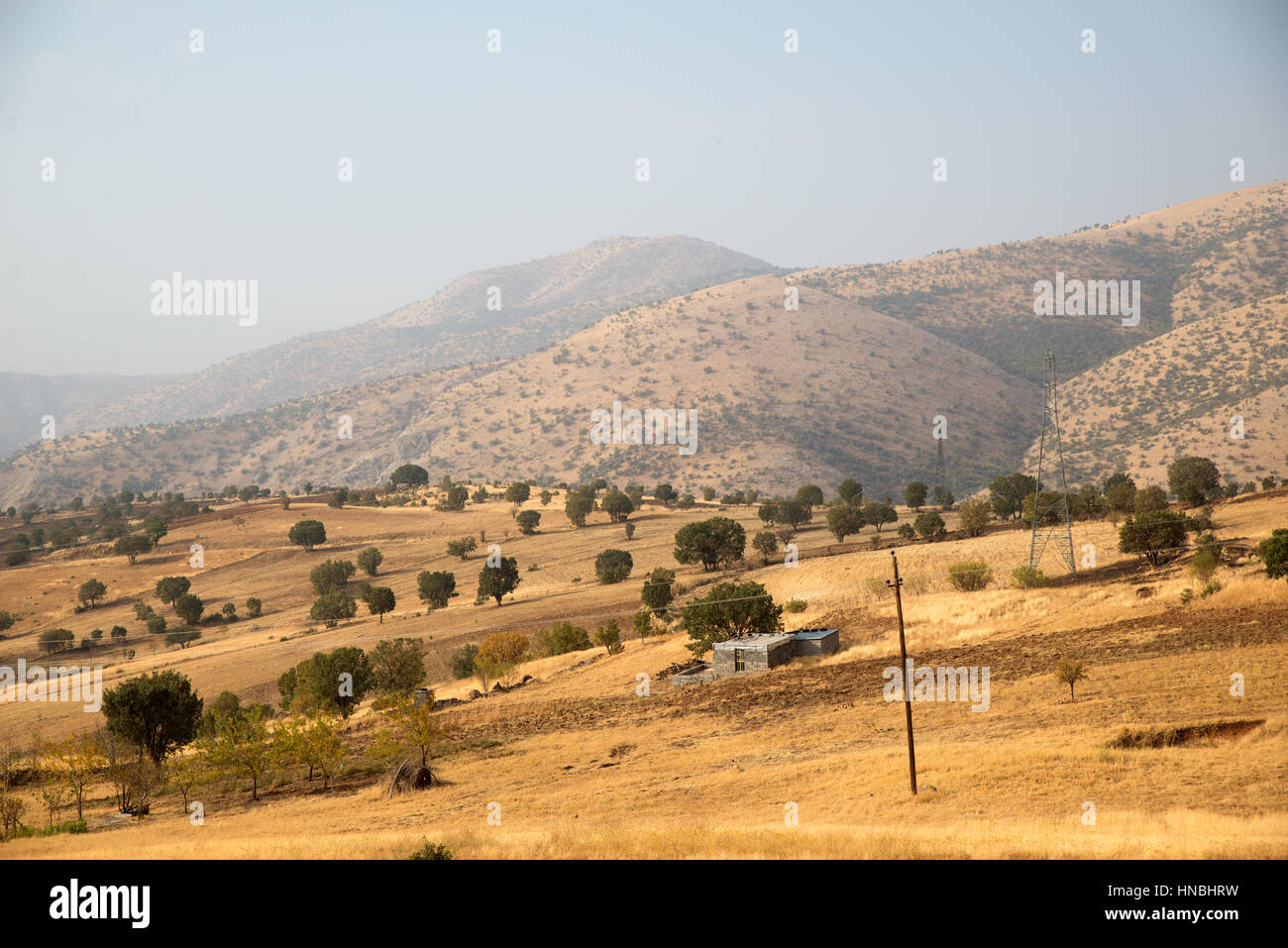 Landscape in Iranian Kurdistan, Iran Stock Photo - Alamy