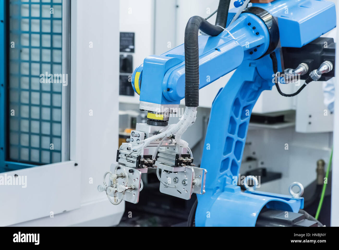 artificial intelligence machine at industrial manufacture factory Stock ...