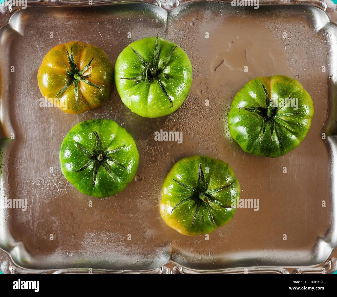Silver tray variety vegetables hi-res stock photography and images - Alamy