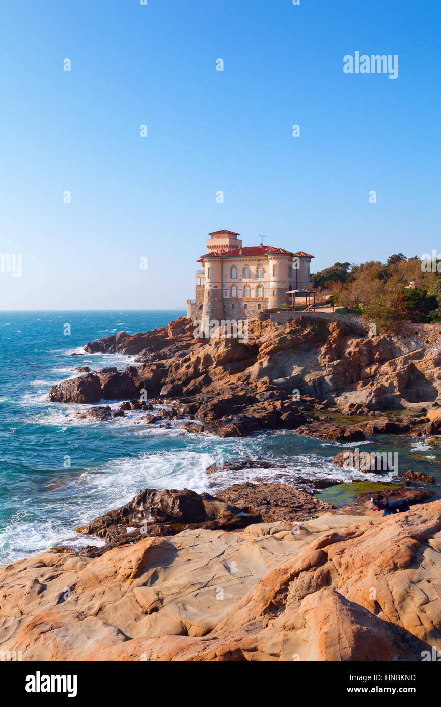 Livorno sunset at boccale castle hi-res stock photography and images ...