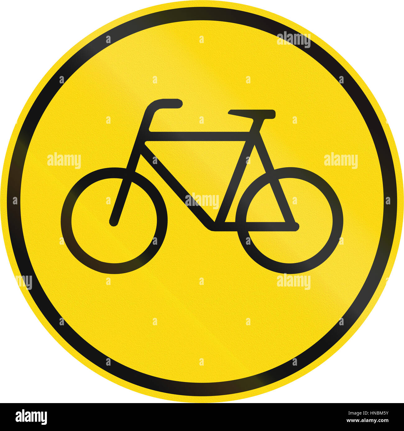 Temporary road sign used in the African country of Botswana - Cyclists ...