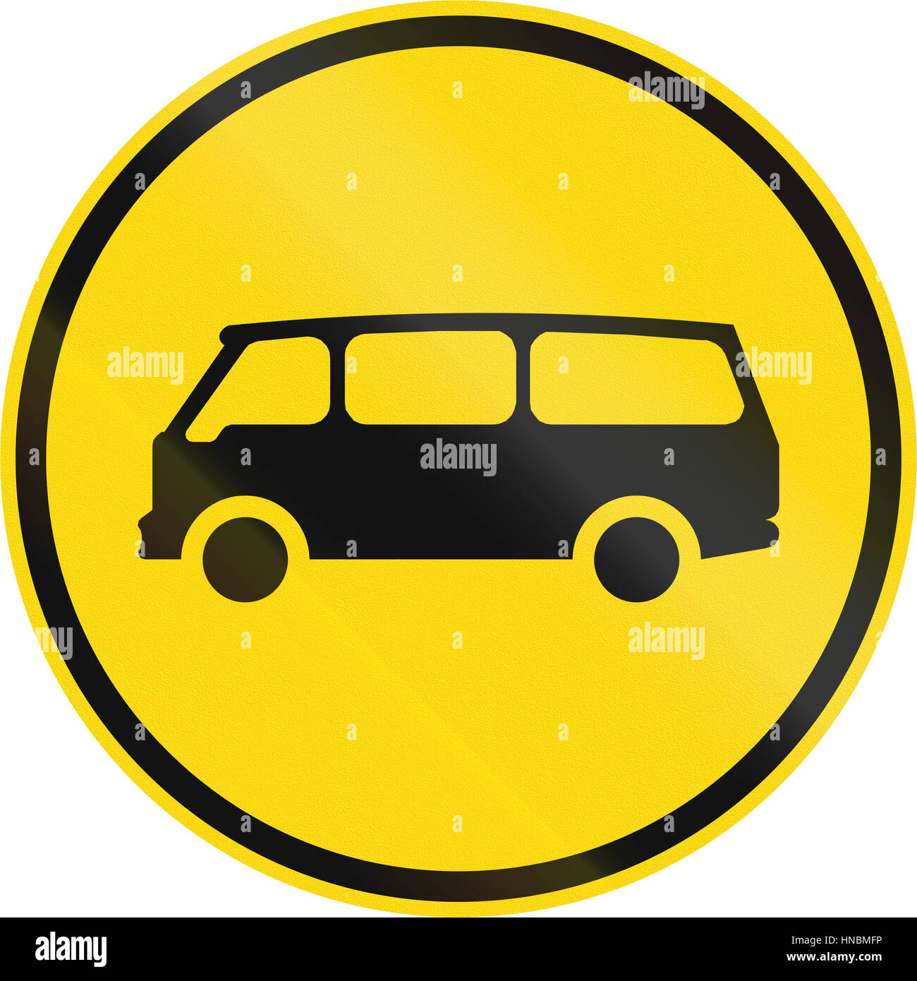 Temporary road sign used in the African country of Botswana - Mini ...