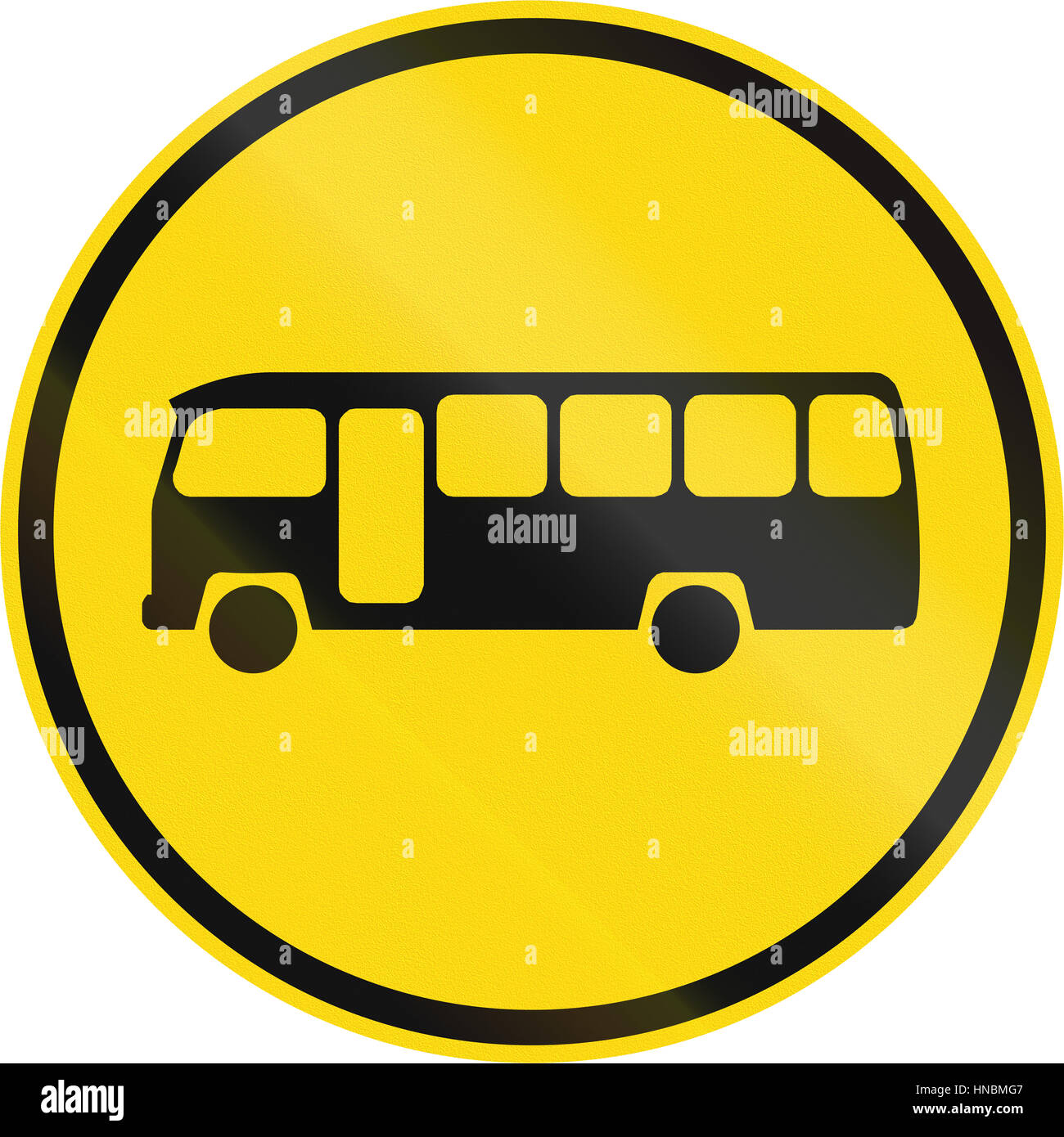 Temporary road sign used in the African country of Botswana - Midi ...