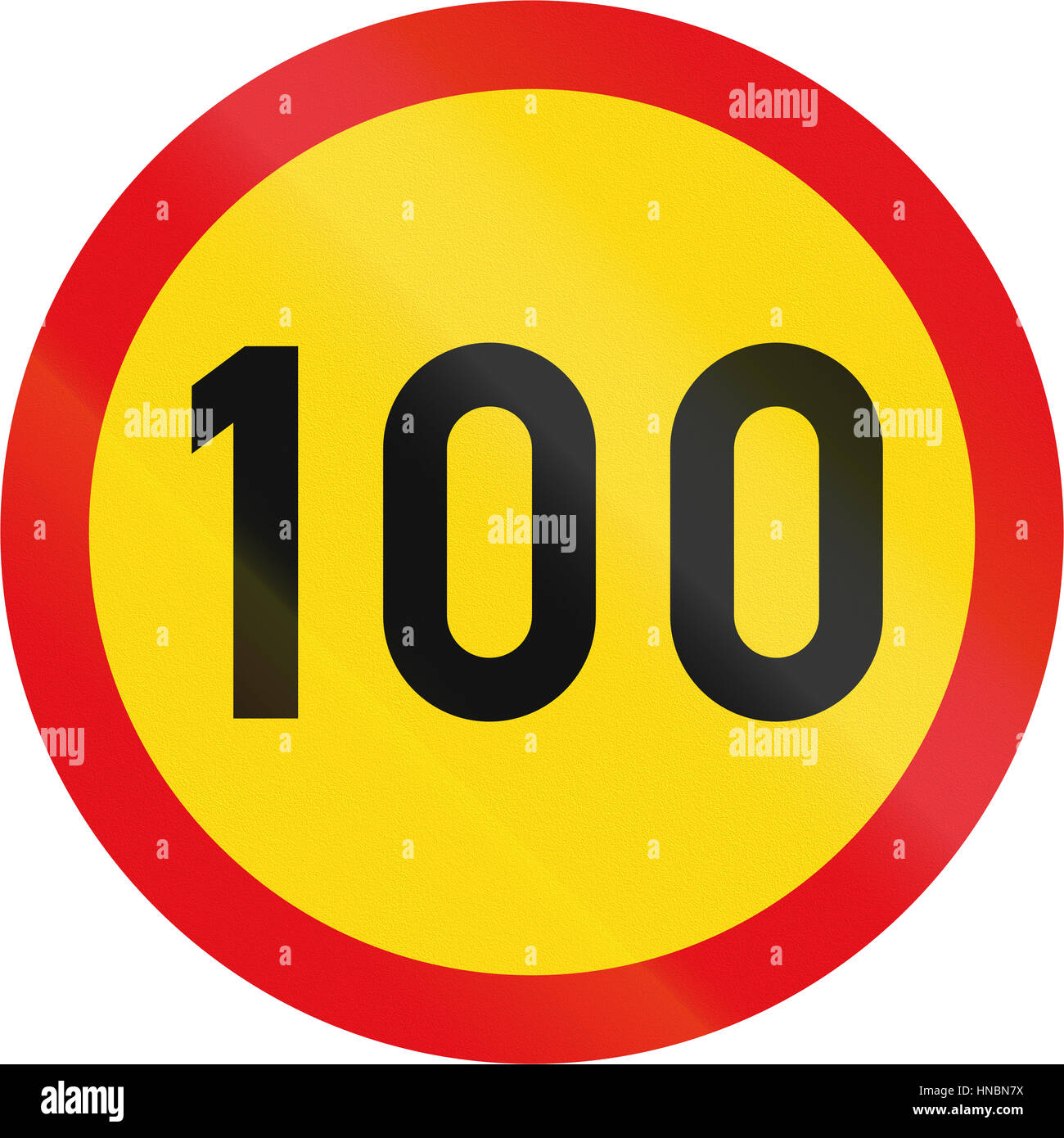 Temporary road sign used in the African country of Botswana - Speed ...