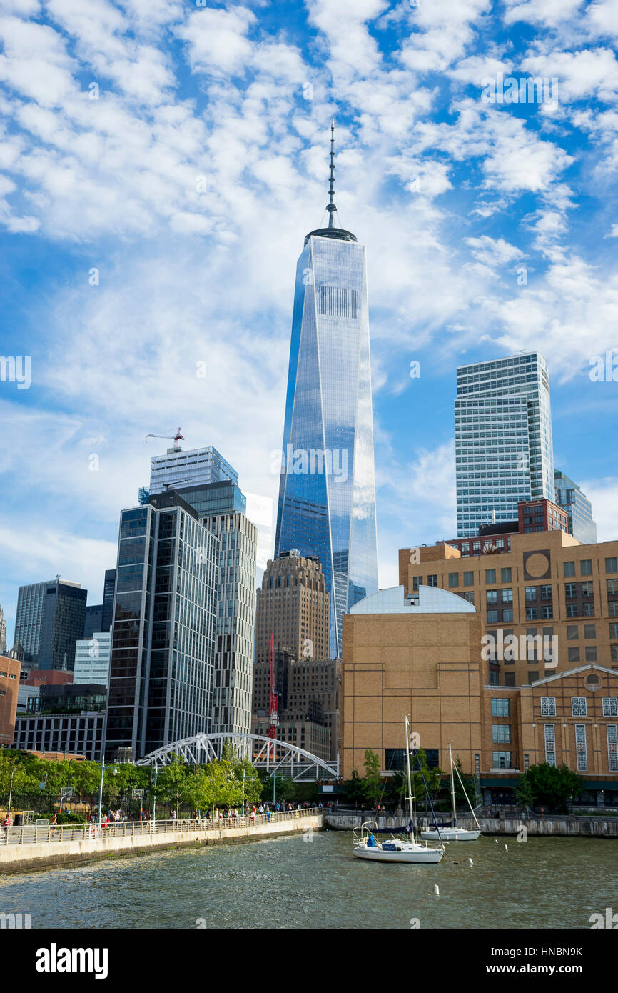 Freedom tower. New York city. Manhattan. New York. USA Stock Photo - Alamy