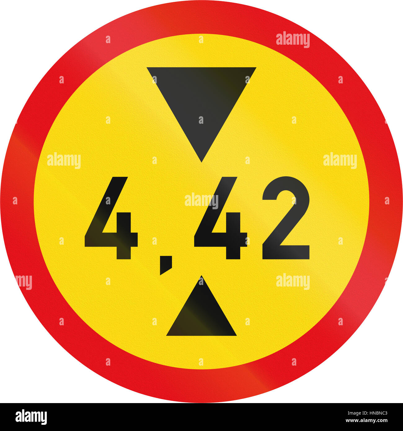 Temporary road sign used in the African country of Botswana - Vehicles ...