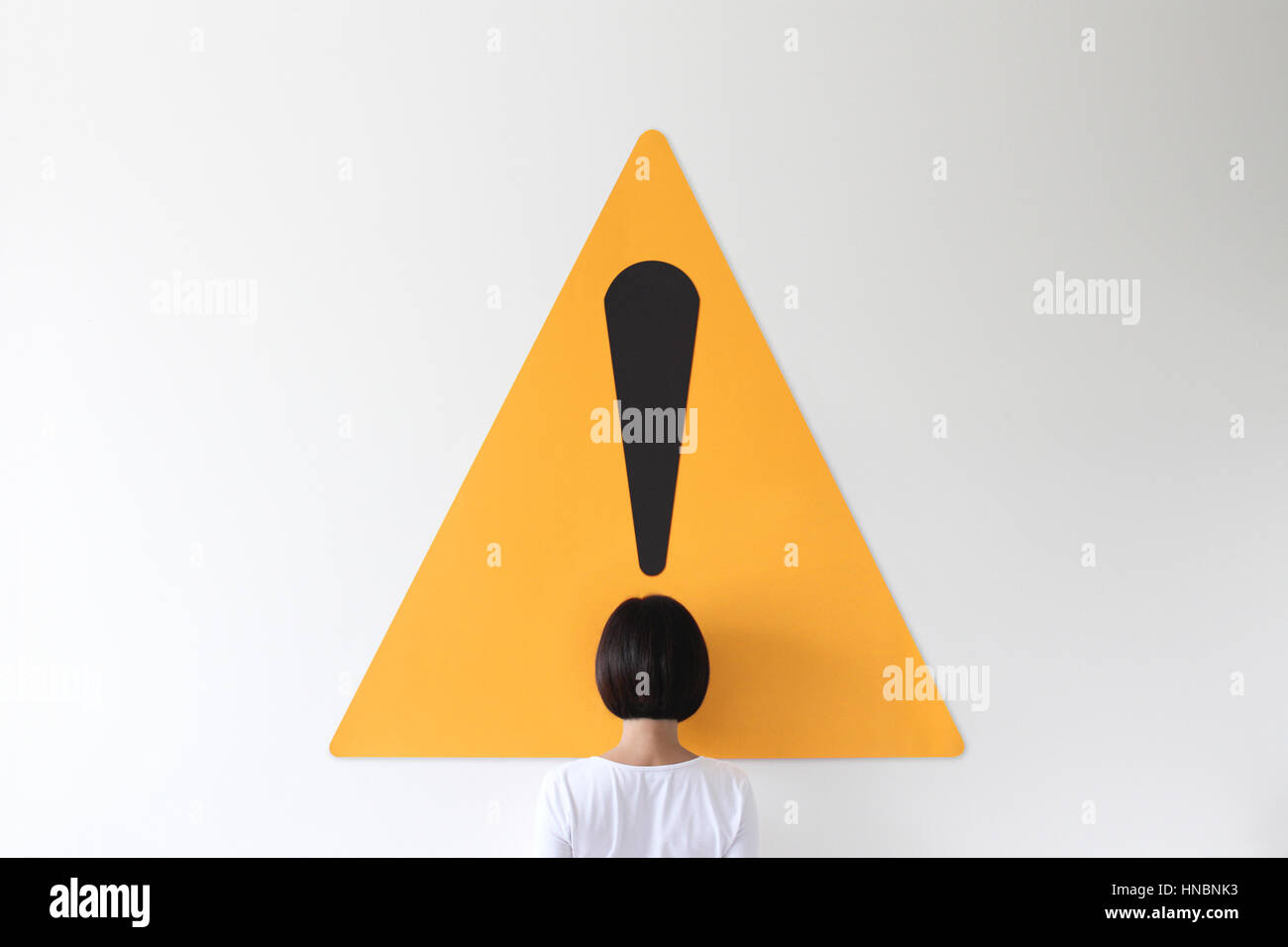 Conceptual warning sign Stock Photo - Alamy
