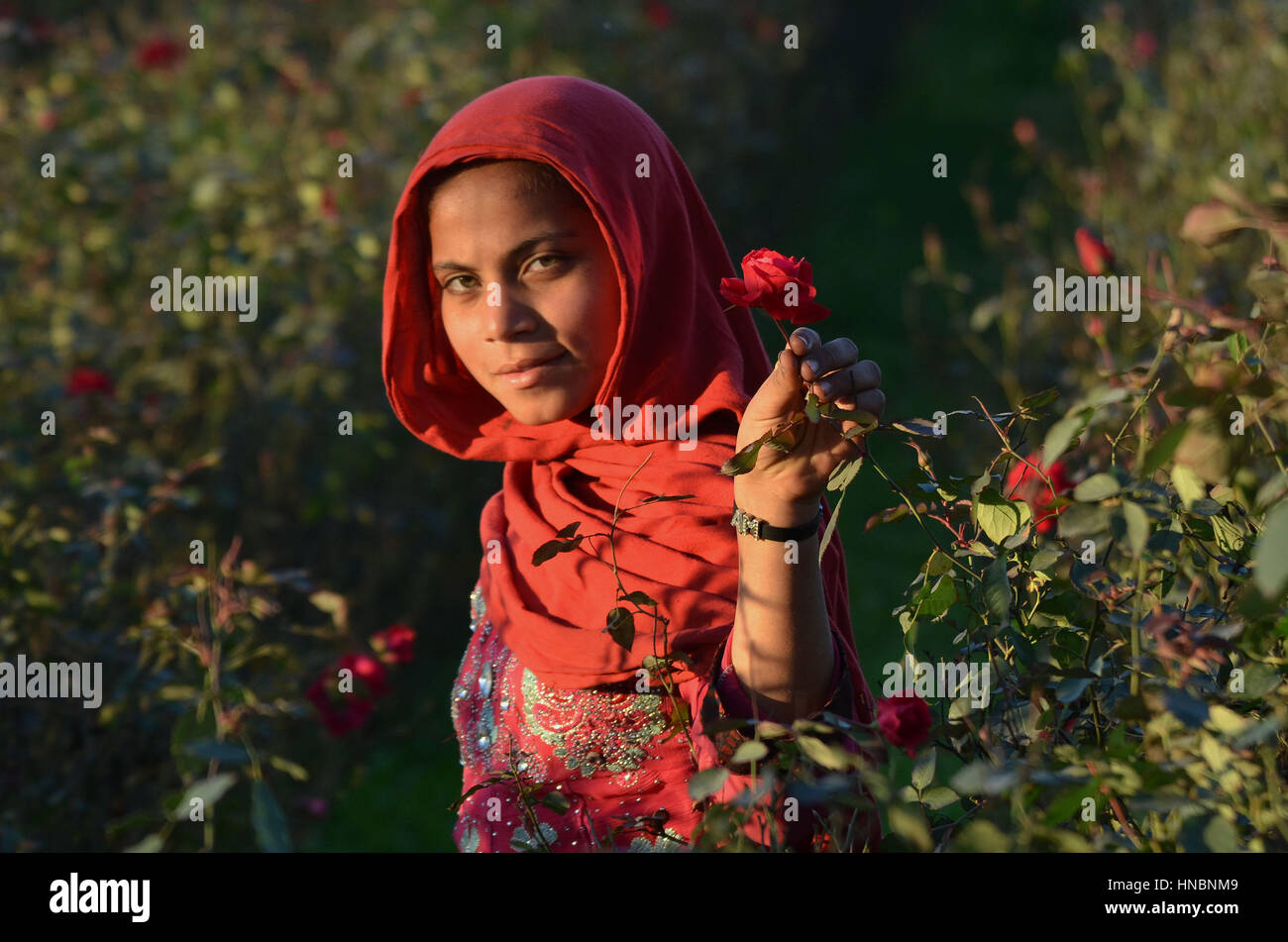 Lahore, Pakistan. 10th Feb, 2017. Pakistani laborers working in red ...