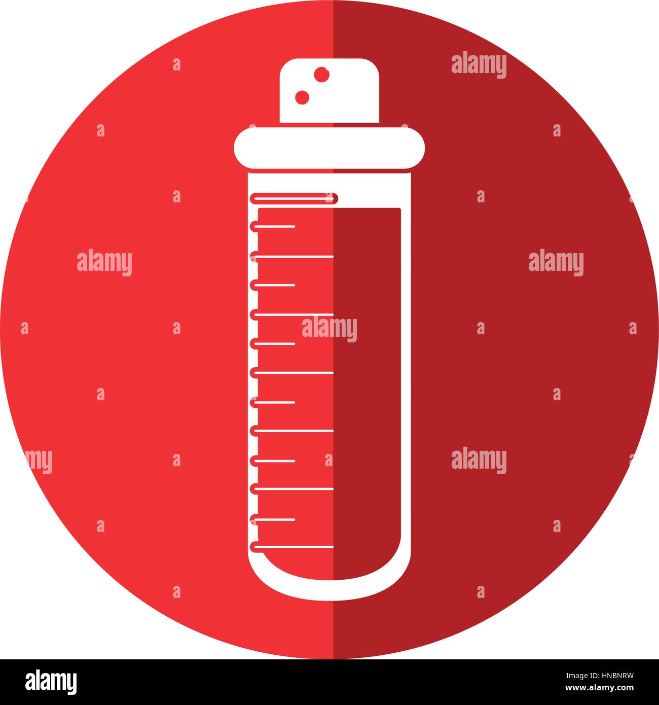 laboratory test tube cork shadow vector illustration eps 10 Stock ...