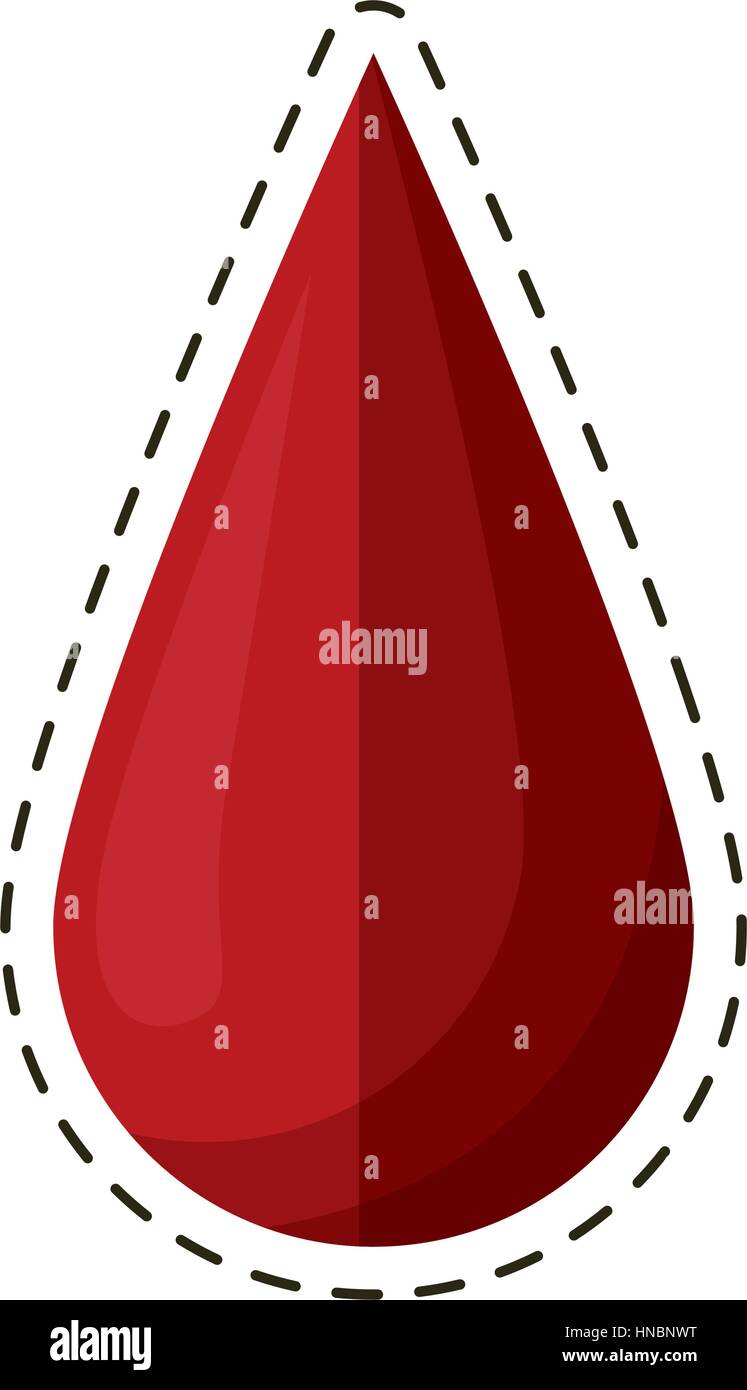 Blood drop cartoon character happy hi-res stock photography and images ...