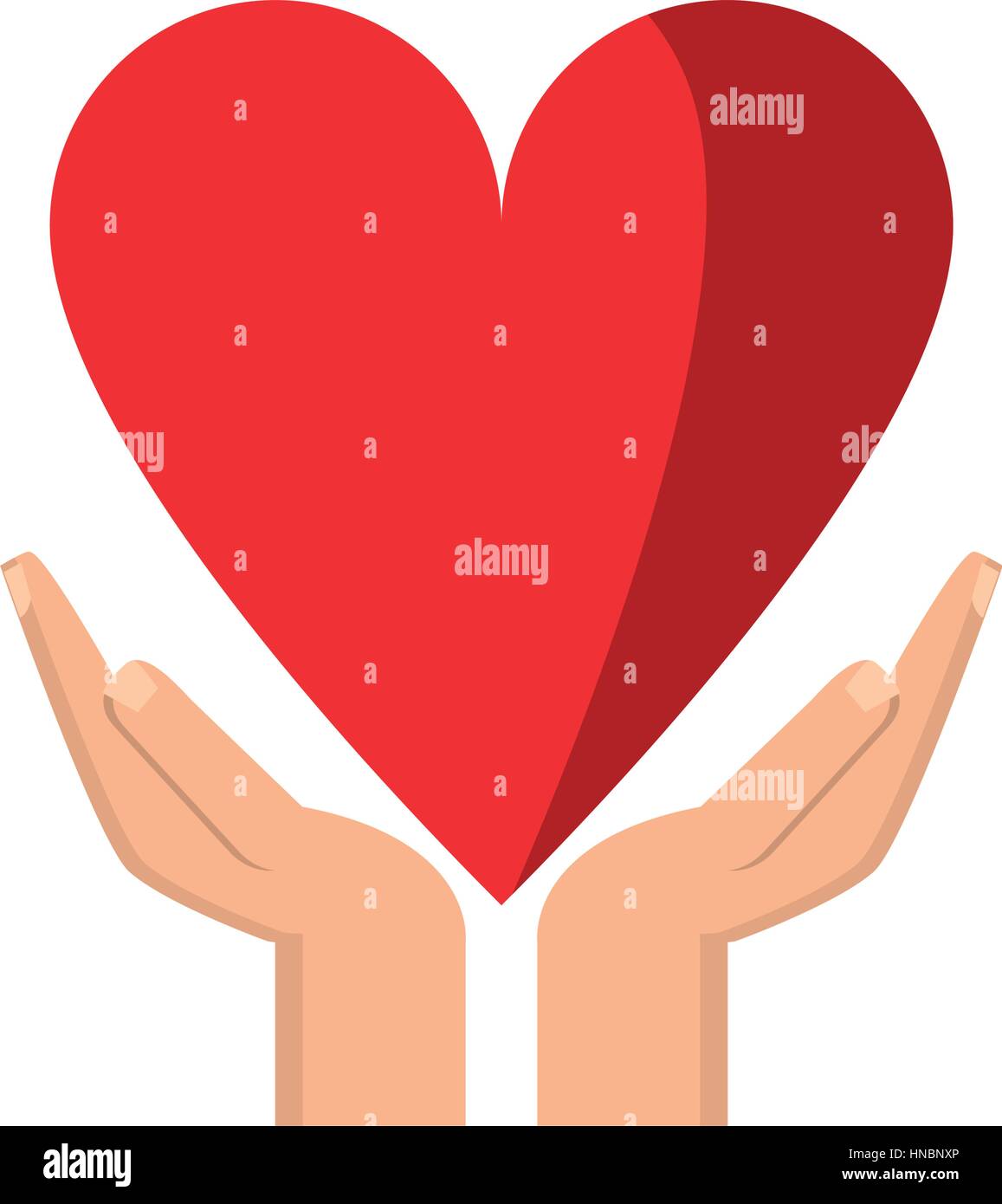 hand holding heart healthcare Stock Vector Image & Art - Alamy