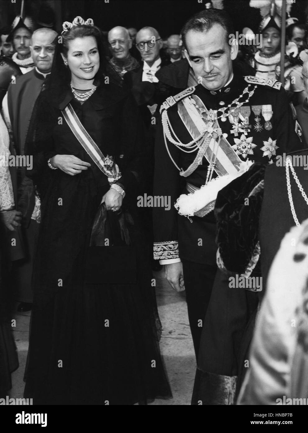 Prince Rainier And Princess Grace High Resolution Stock Photography and ...