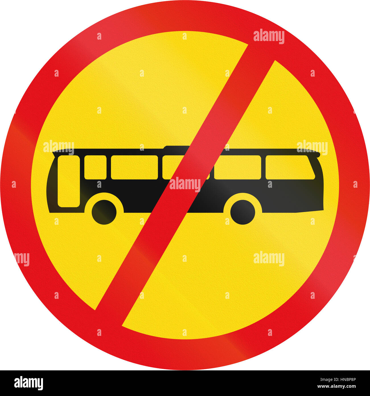 Buses prohibited road sign hi-res stock photography and images - Alamy