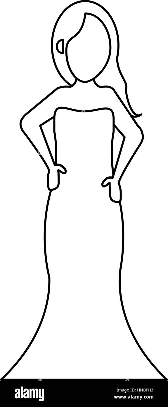 Elegant fashion model walking Black and White Stock Photos & Images - Alamy