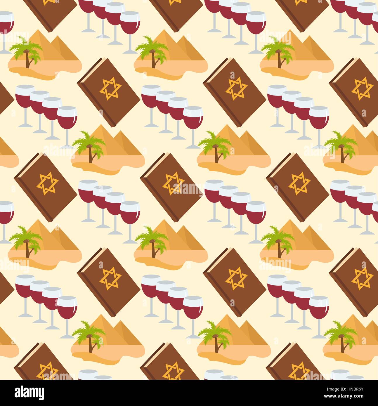 Passover seamless pattern. Pesach endless background, texture. Jewish ...