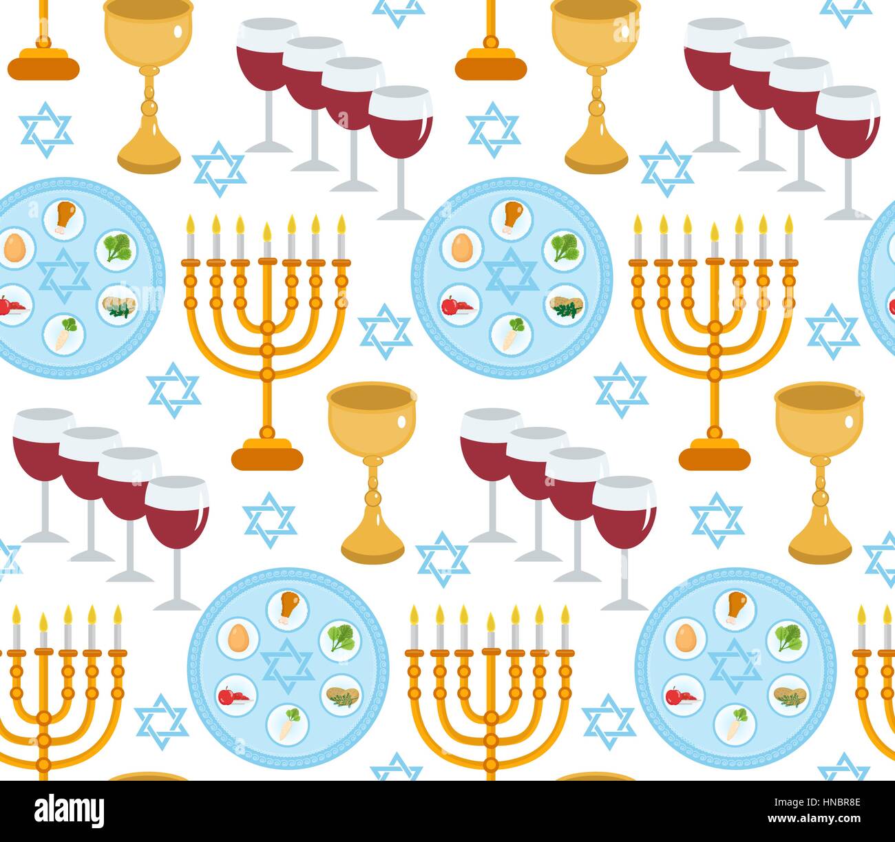 Passover seamless pattern. Pesach endless background, texture. Jewish ...