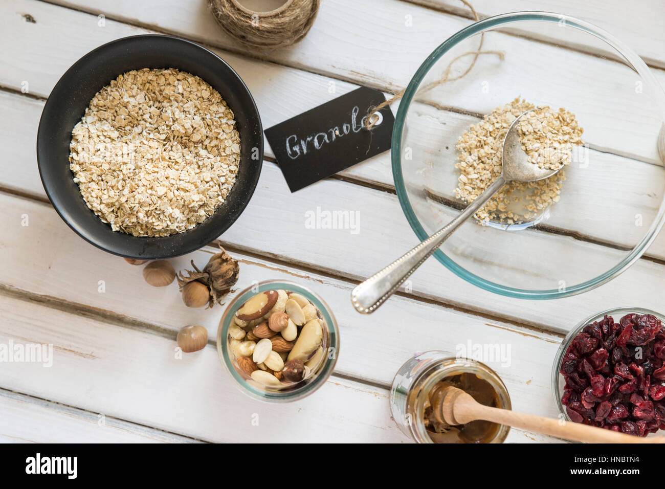Ingredients arrangement hi-res stock photography and images - Alamy
