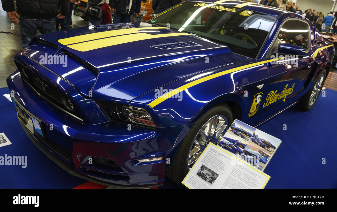 Ford Mustang Gt Blue Cars High Resolution Stock Photography and Images ...