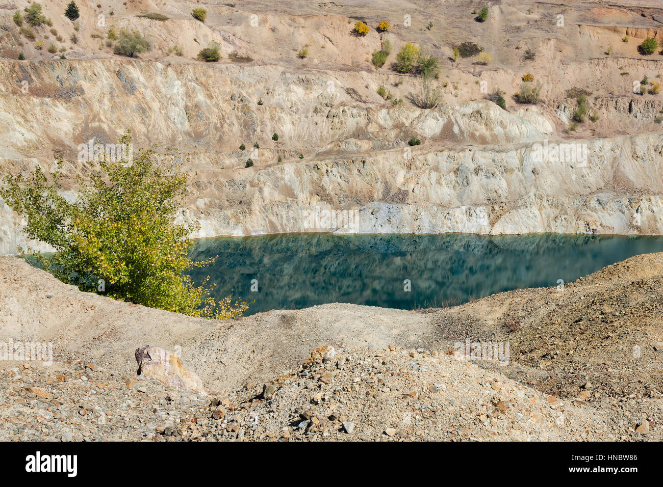 Mine pit full of water hi-res stock photography and images - Alamy