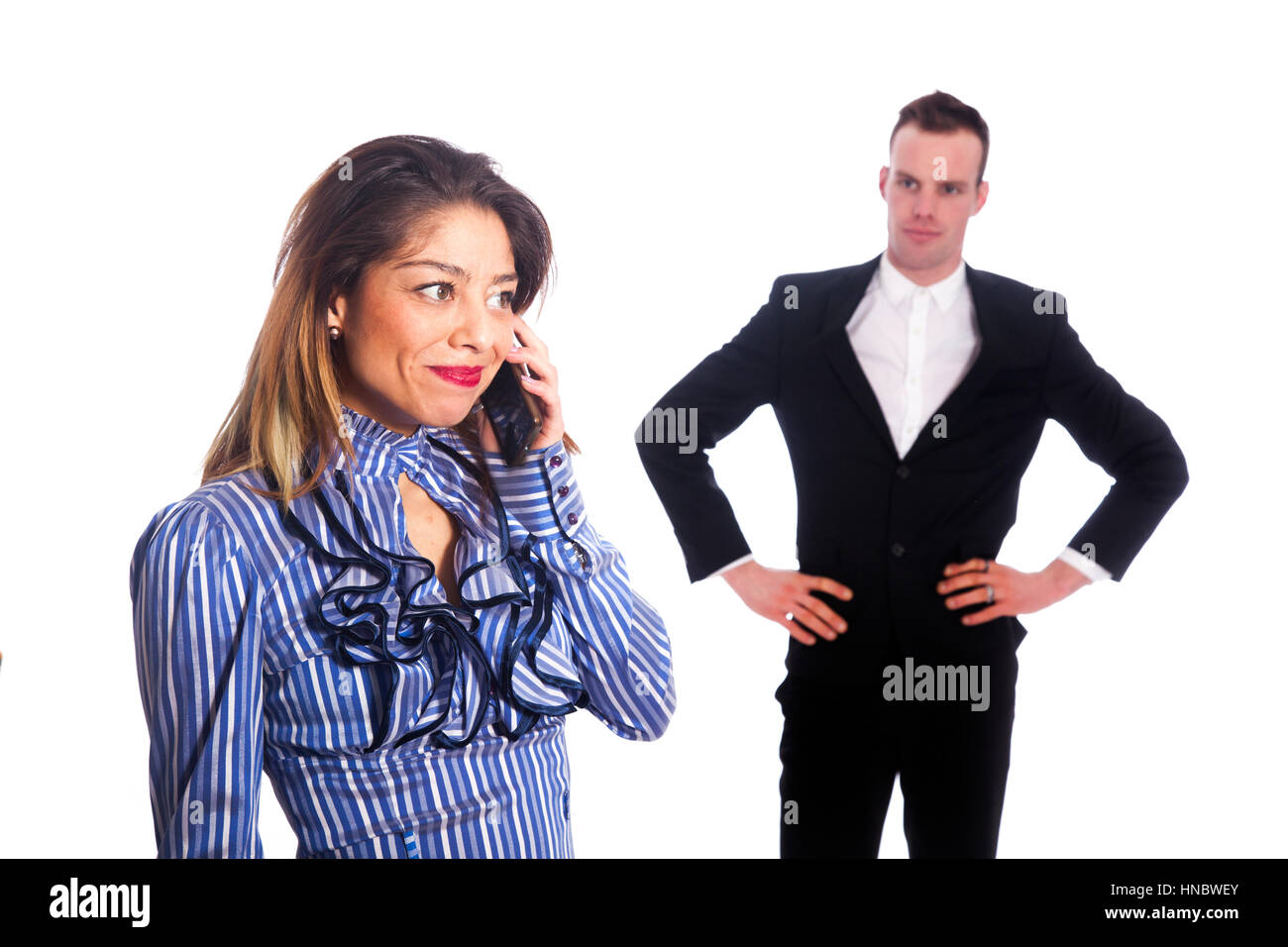 Boss and secretary hi-res stock photography and images - Alamy