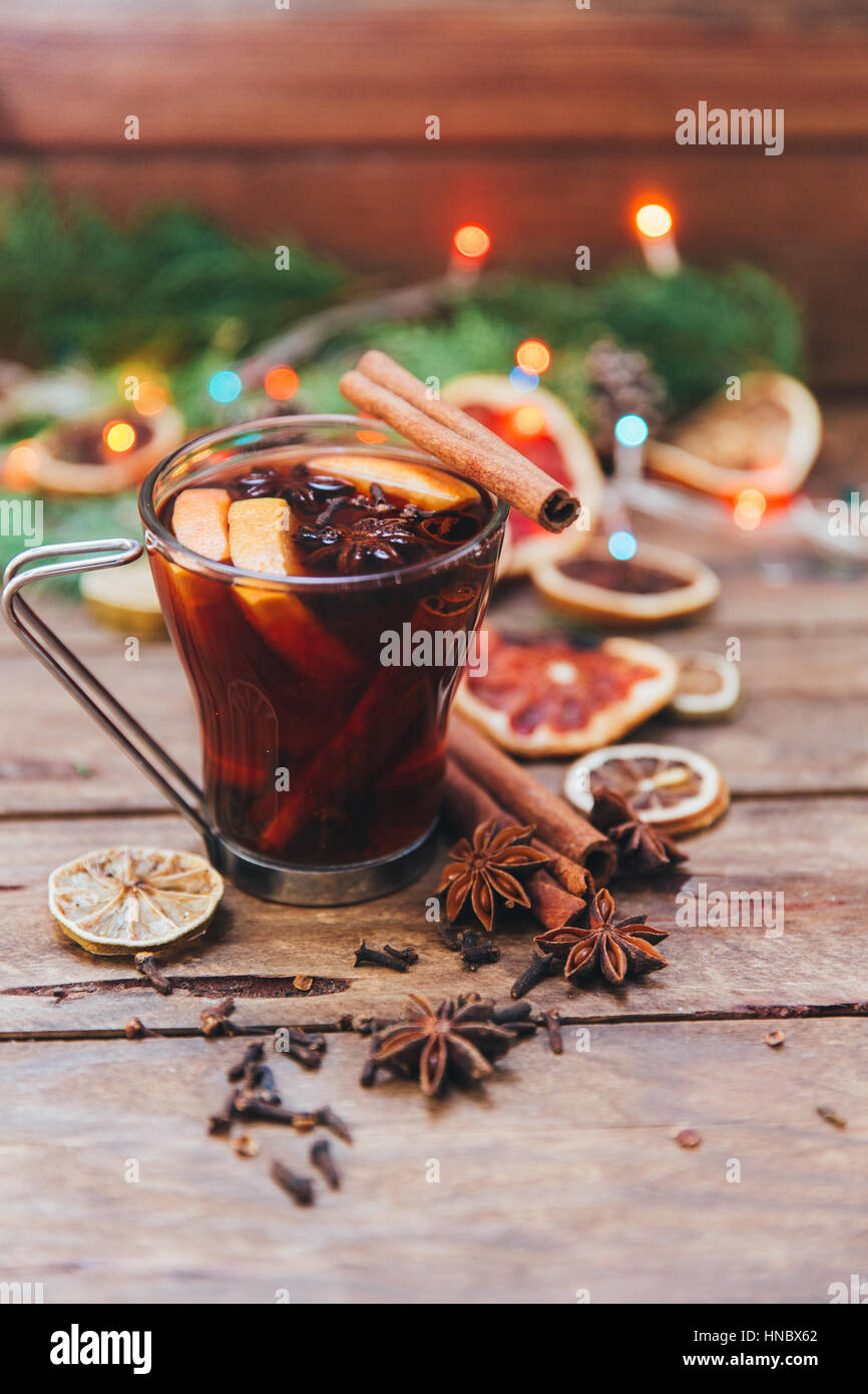 Glass of mulled wine hi-res stock photography and images - Alamy