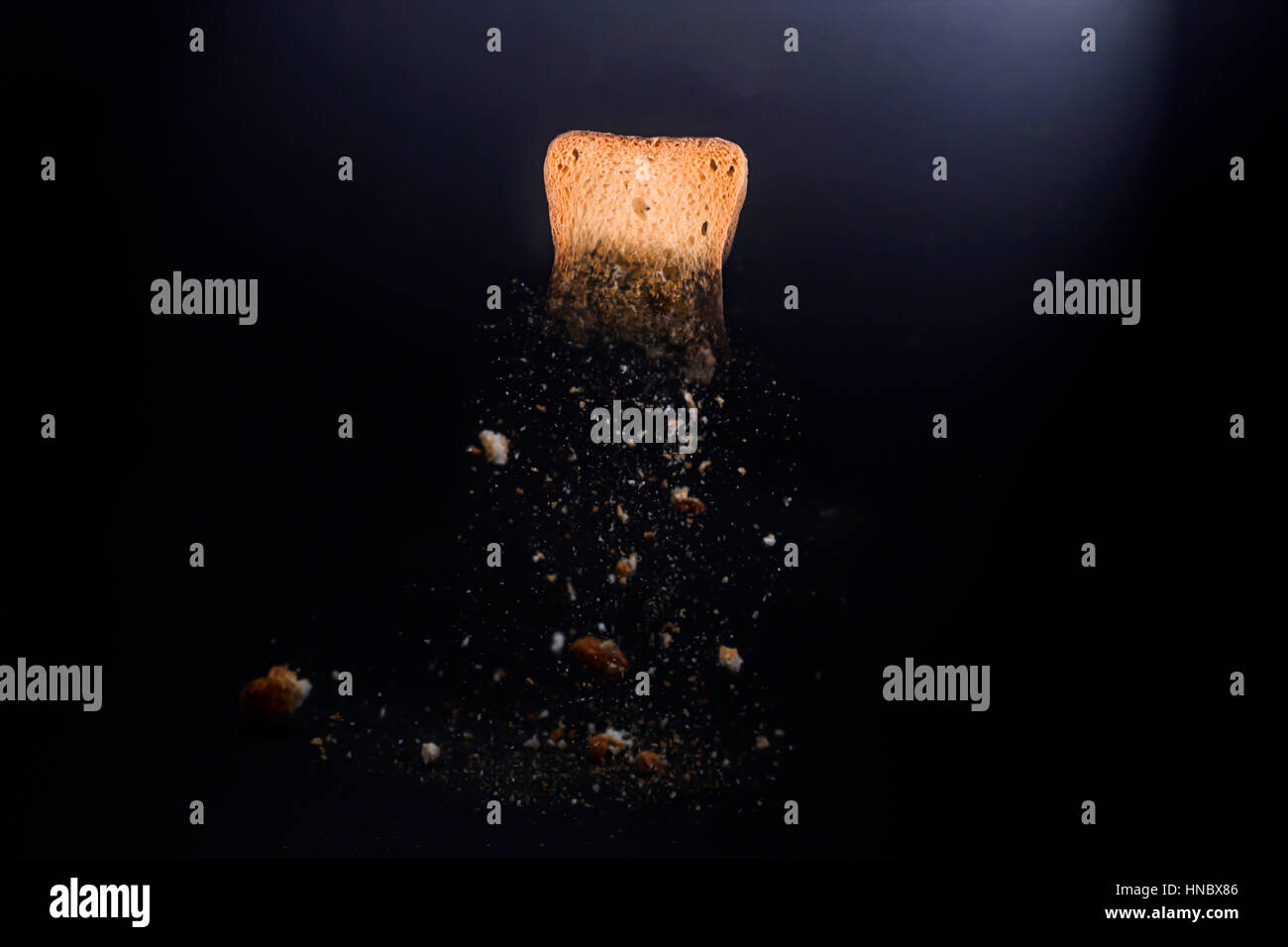 Crumbling bread hi-res stock photography and images - Alamy