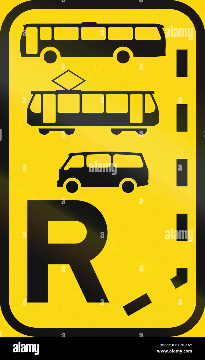 Temporary road sign used in the African country of Botswana - Start of ...