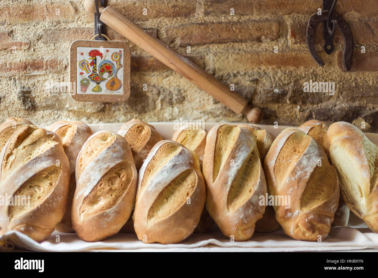 Loaves of freshly made bread Stock Photo - Alamy