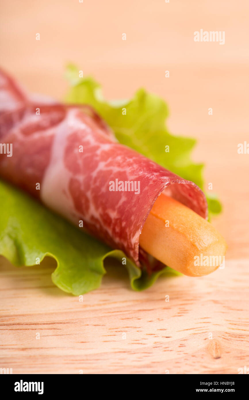 italian food coppa prosciutto - selective focus Stock Photo - Alamy