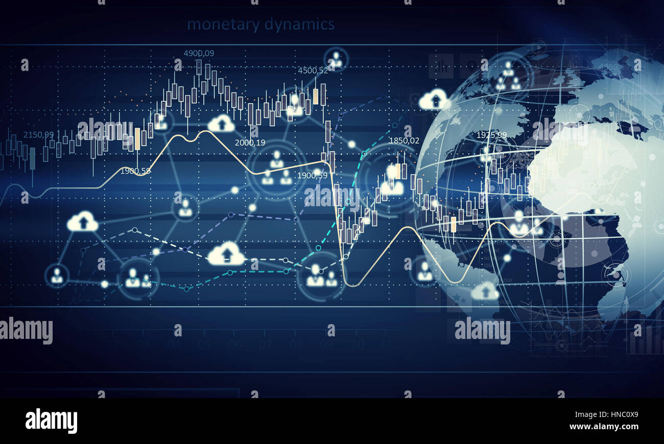 Global social media concept with technology planet and connection lines ...