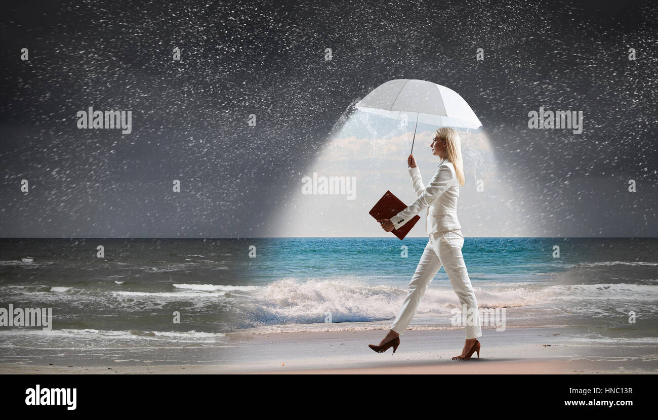 Hiding under rain coast hi-res stock photography and images - Alamy