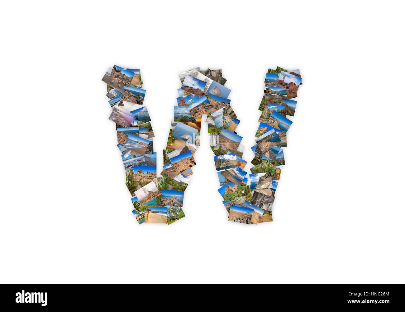 W typography font letter type hi-res stock photography and images - Alamy
