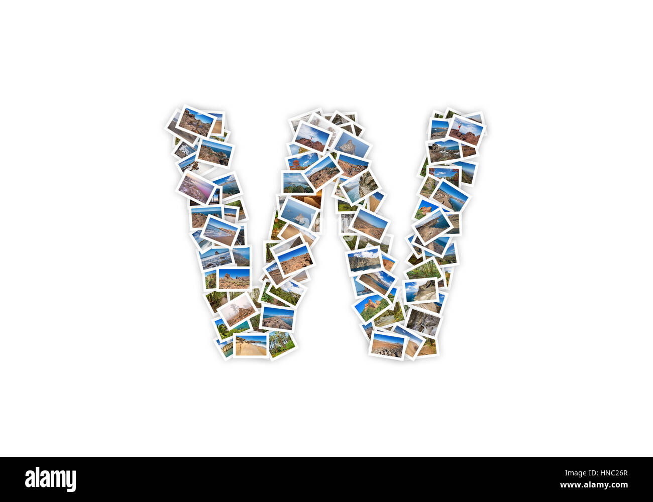 W typography font letter type hi-res stock photography and images - Alamy