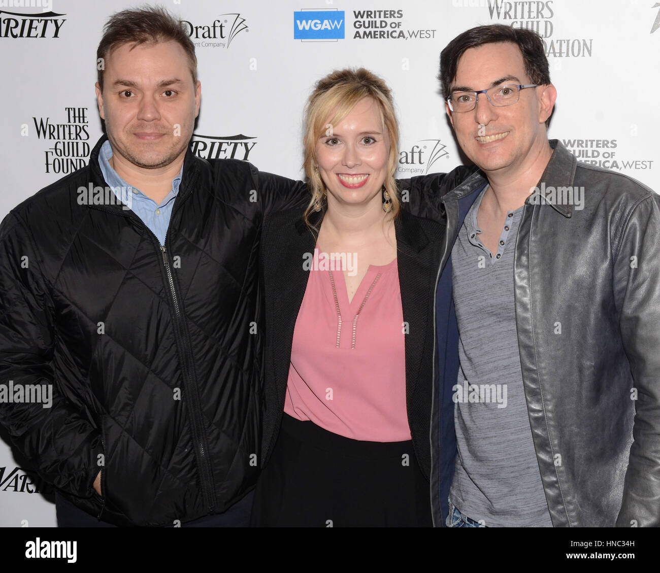Theodore Melfi, Allison Schroeder and Eric Heisserer attends the ...