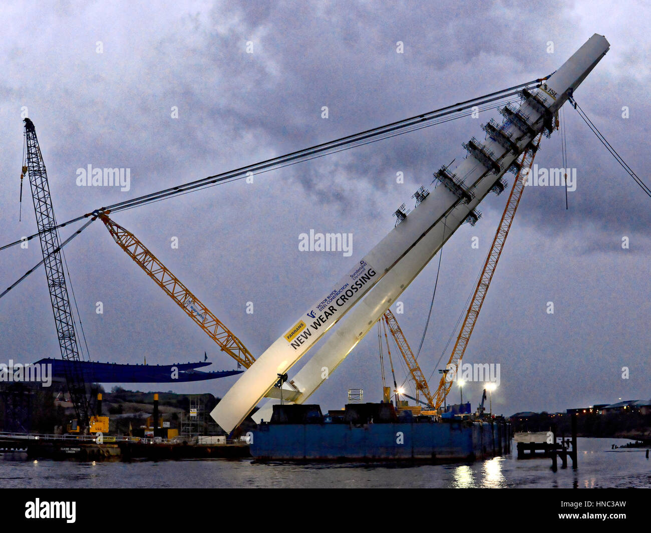 Monkwearmouth bridge hi-res stock photography and images - Alamy