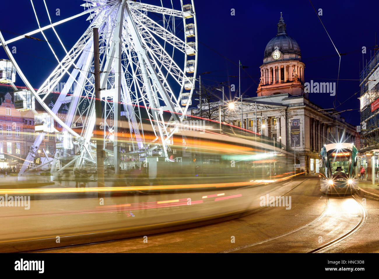 Nottingham, UK. 10th Feb, 2017. Nottingham light night celebrates its ...