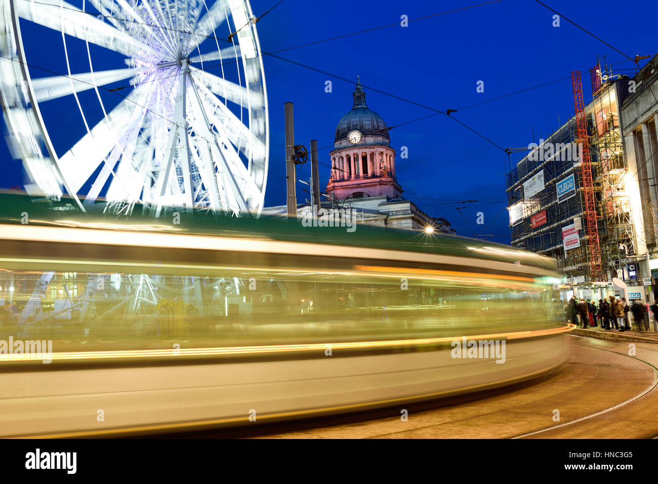 Nottingham, UK. 10th Feb, 2017. Nottingham light night celebrates its ...