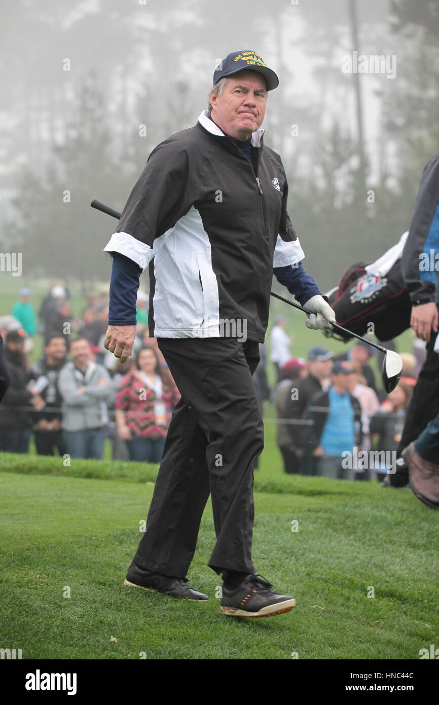 Pebble Beach, California, USA. 10th February 2017. Super Bowl Hero Bill ...