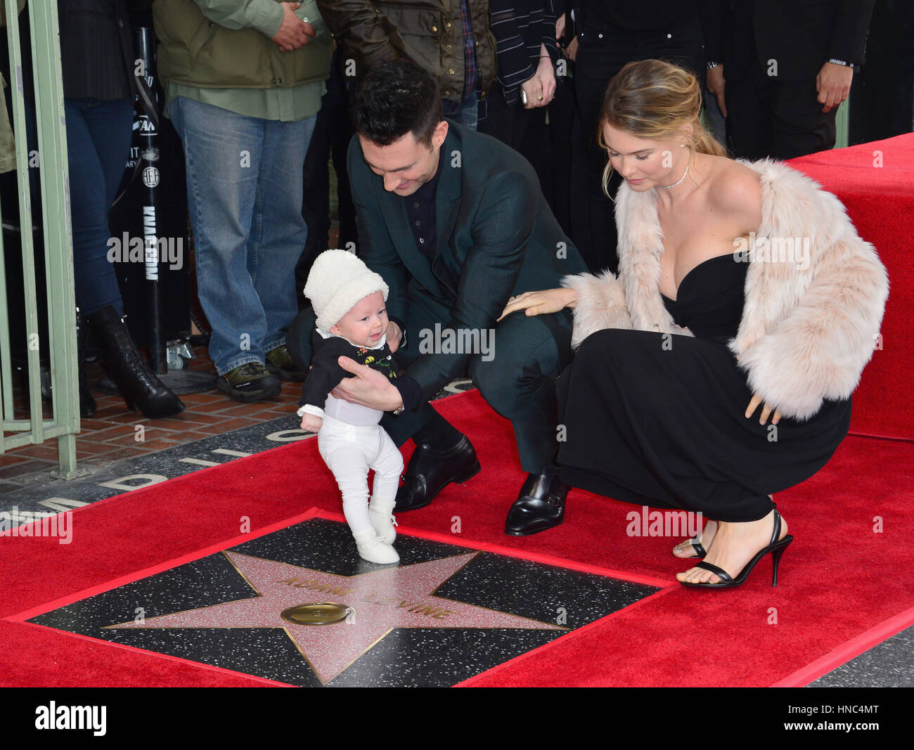 Los Angeles, California, USA. 10th February 2017. Singer Adam Levine ...