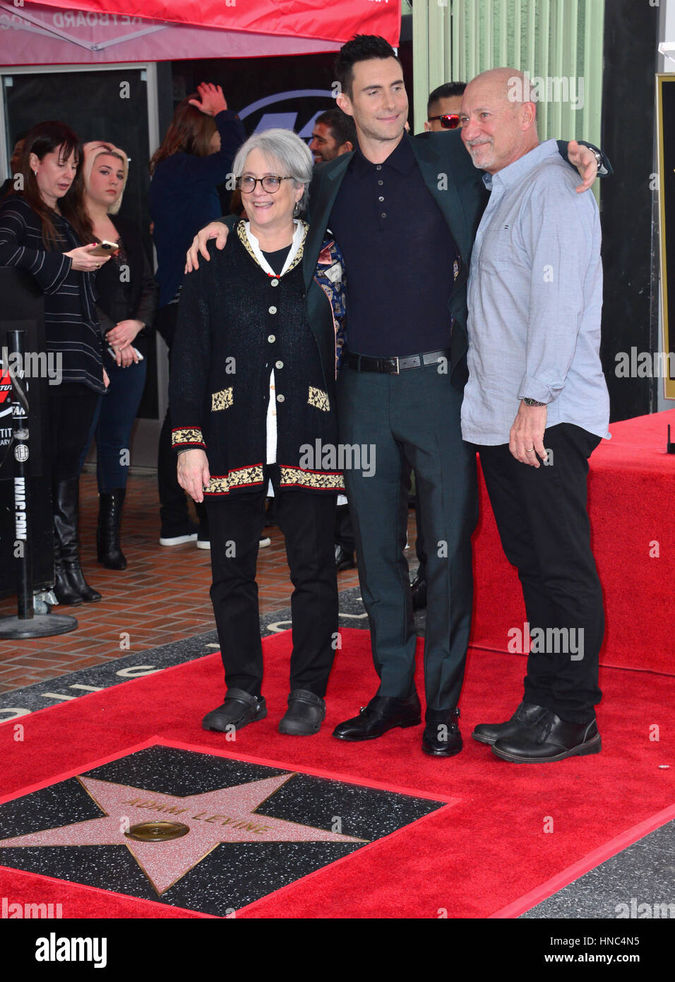 Los Angeles, California, USA. 10th February 2017. Singer Adam Levine ...