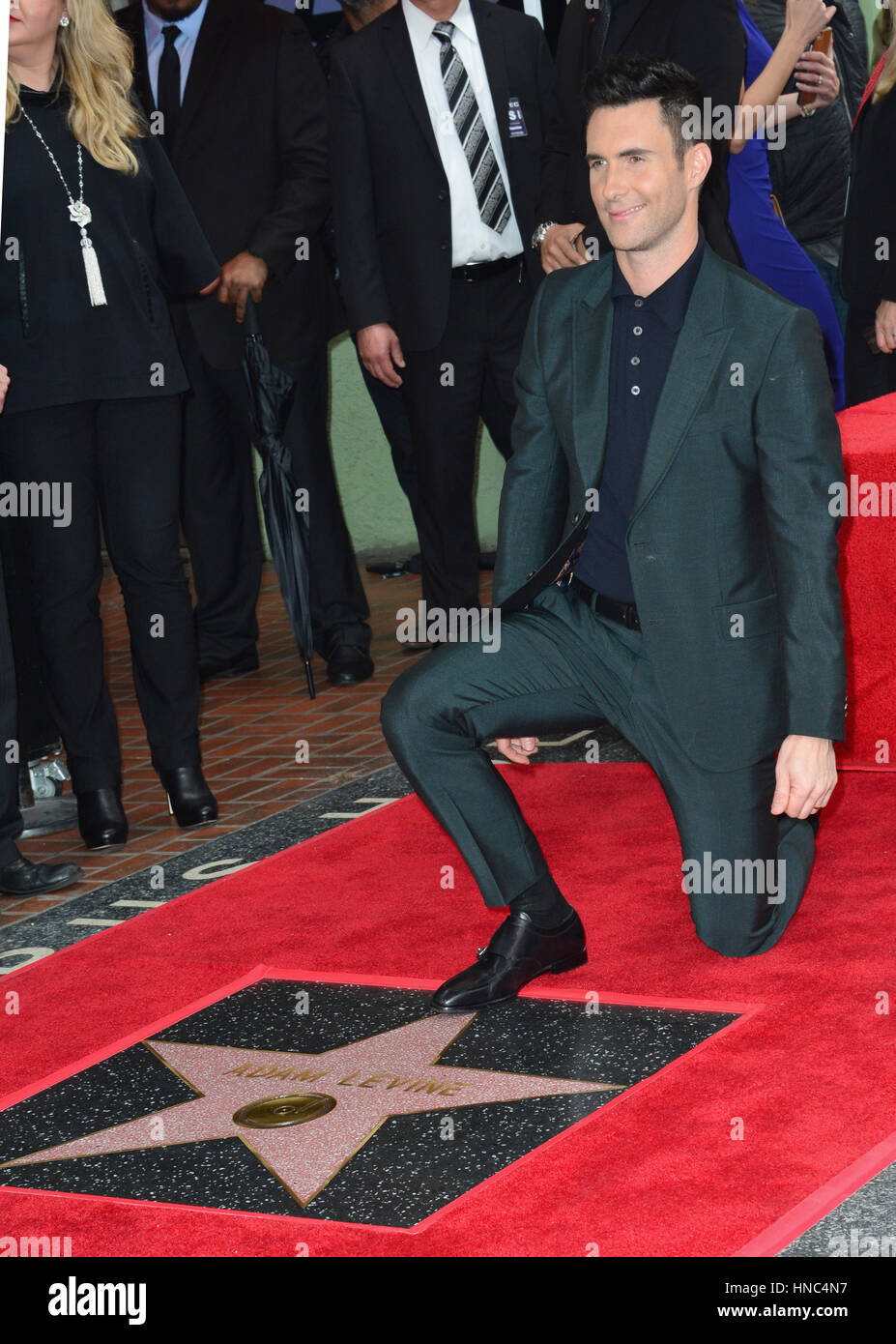 Los Angeles, California, USA. 10th February 2017. Singer Adam Levine at ...