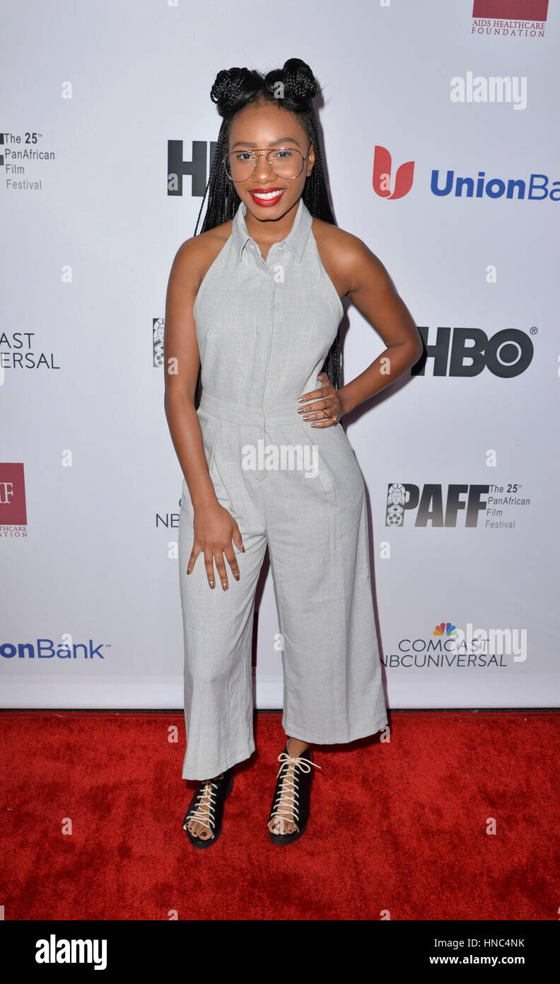LOS ANGELES, CA- FEBRUARY 9: Imani Hakim at the "King of the Dancehall ...