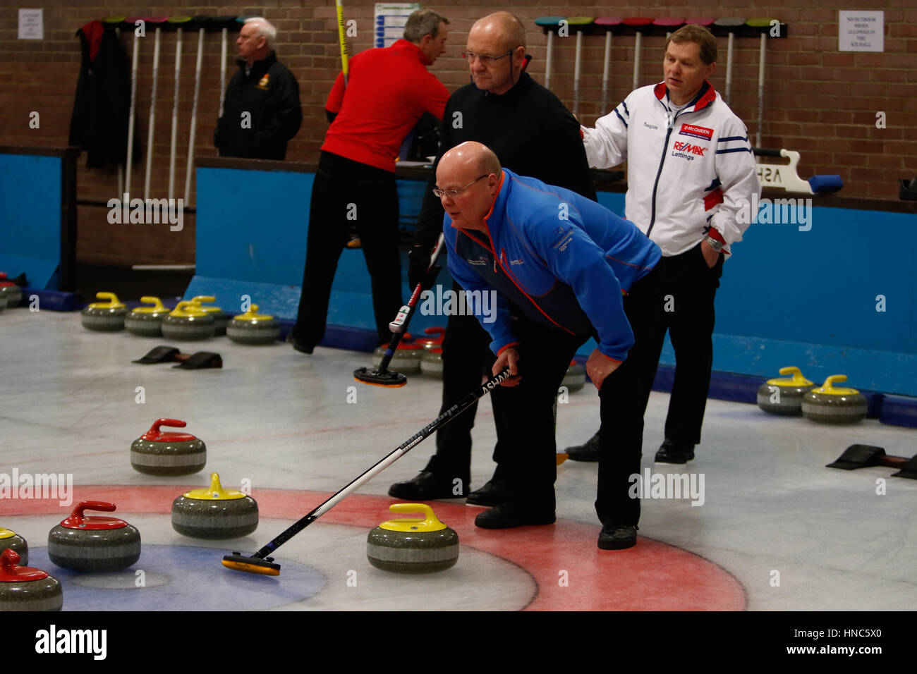 Hamilton, Glasgow, Scotland. 10th February 2017. Action from the the ...