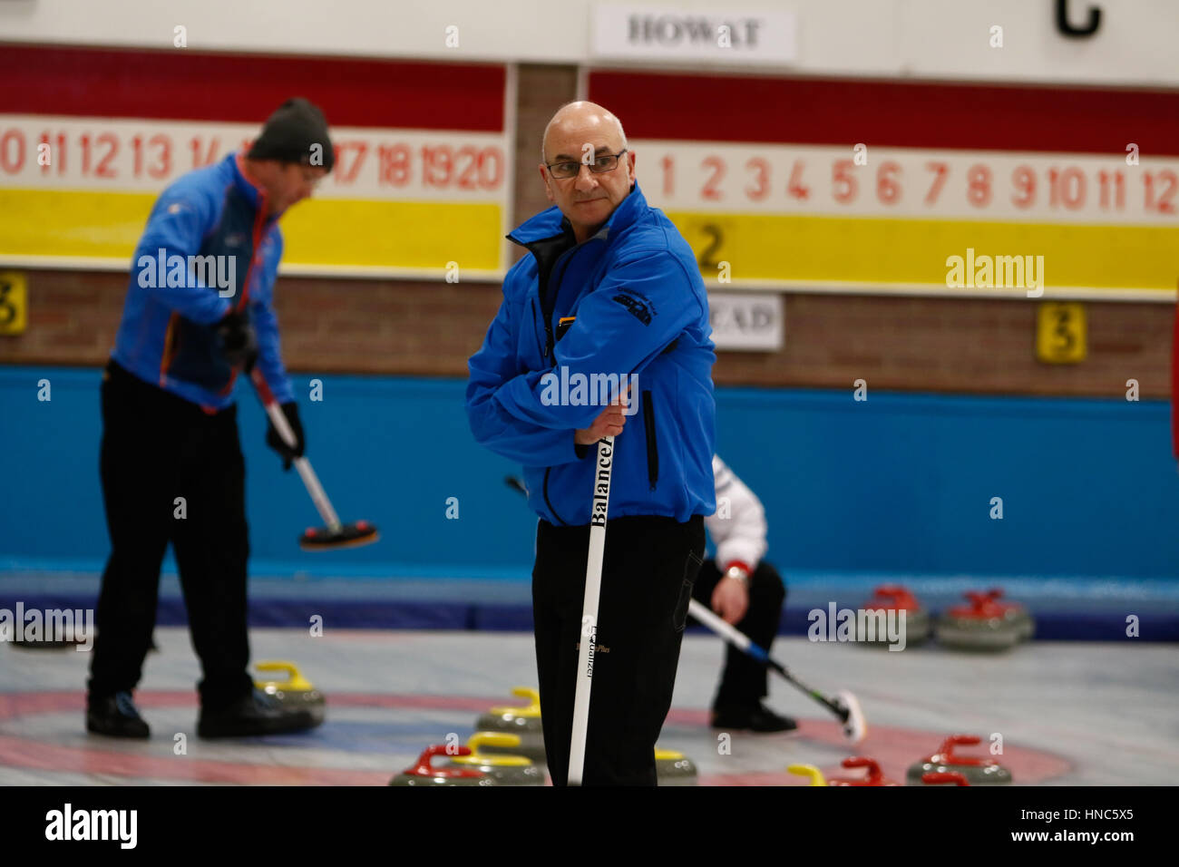 Hamilton, Glasgow, Scotland. 10th February 2017. Action from the the ...