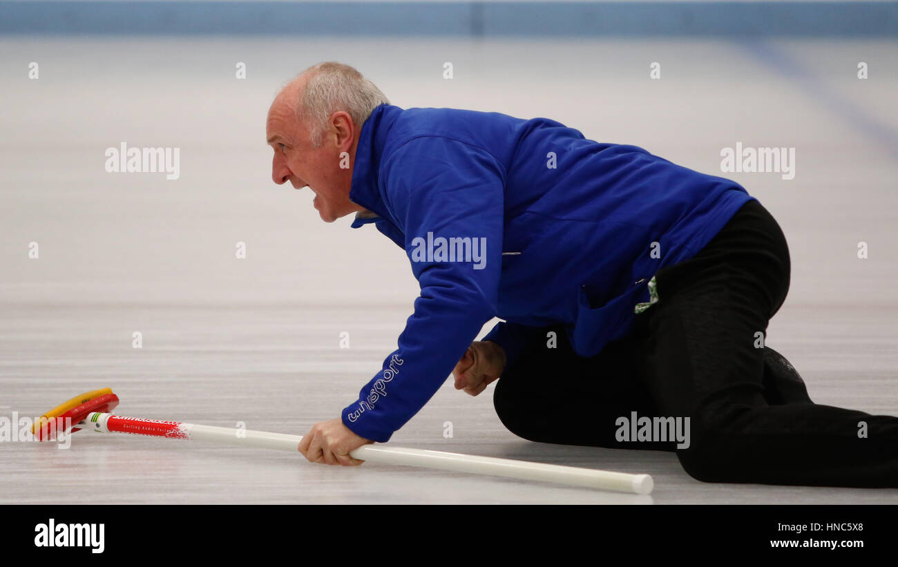 Hamilton, Glasgow, Scotland. 10th February 2017. Action from the the ...