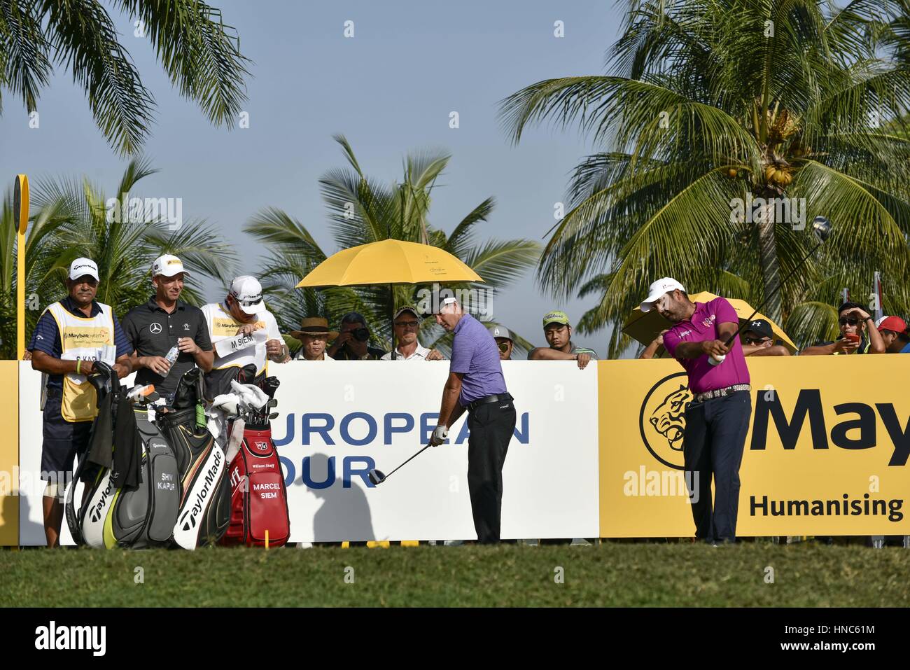 Kuala Lumpur, MALAYSIA. 11th Feb, 2017. Marcel SIEM(L, German), Sam ...