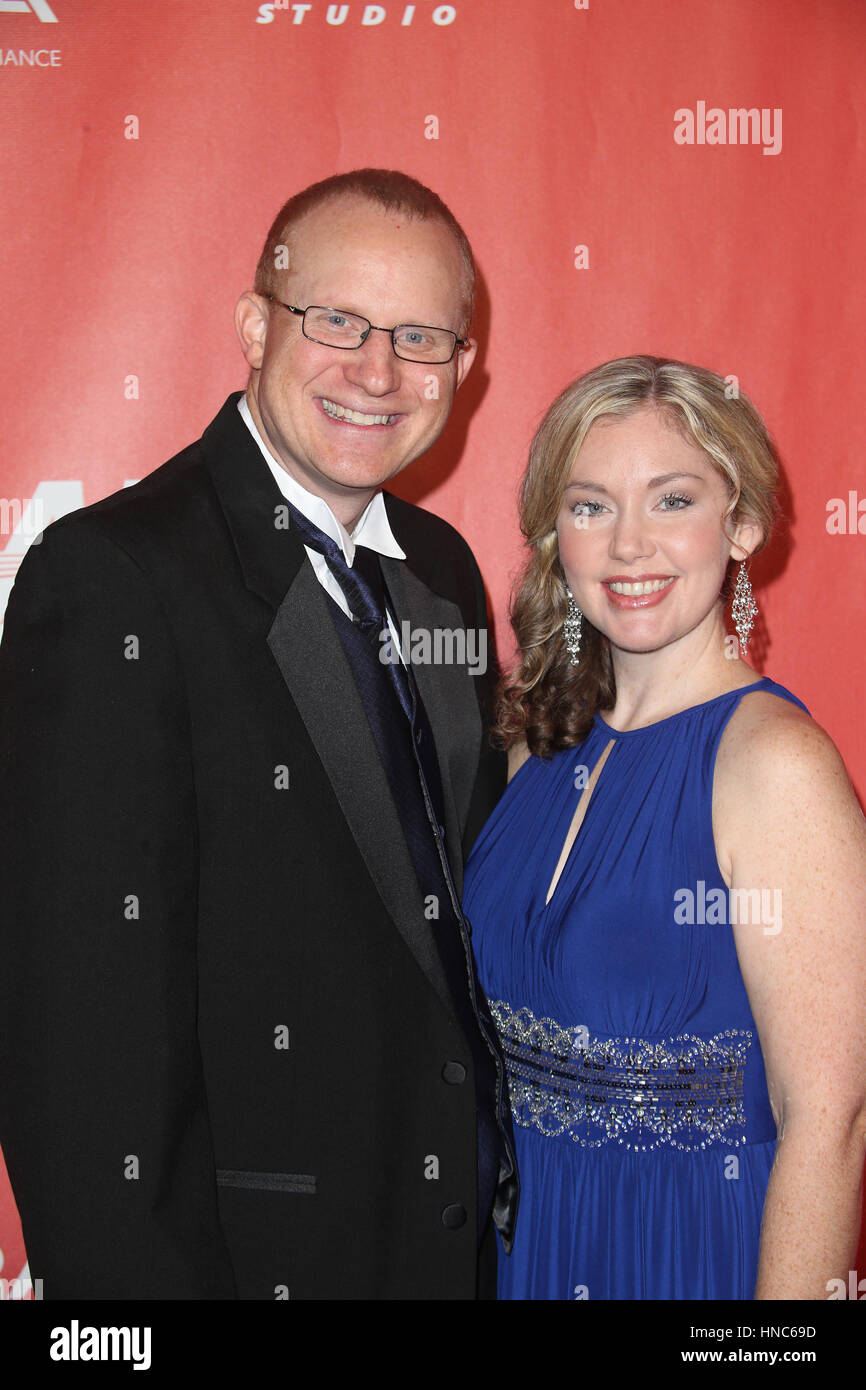 Los Angeles, CA, USA. 10th Feb, 2017. Keith Hancock, Carly Hancock, At ...