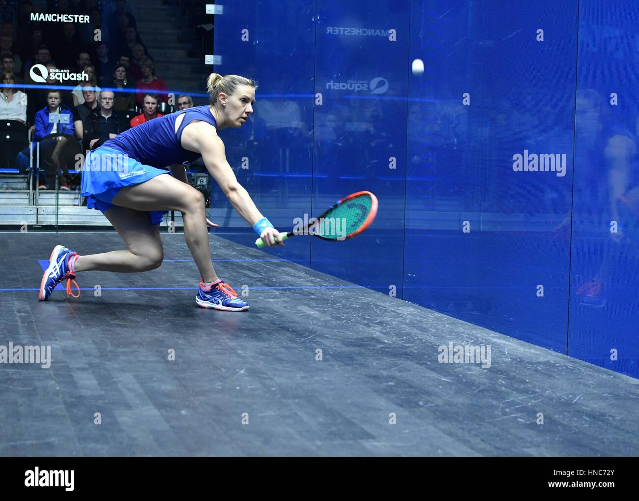 Laura Massaro and Emily Whitlock in action in the semi-final of the ...