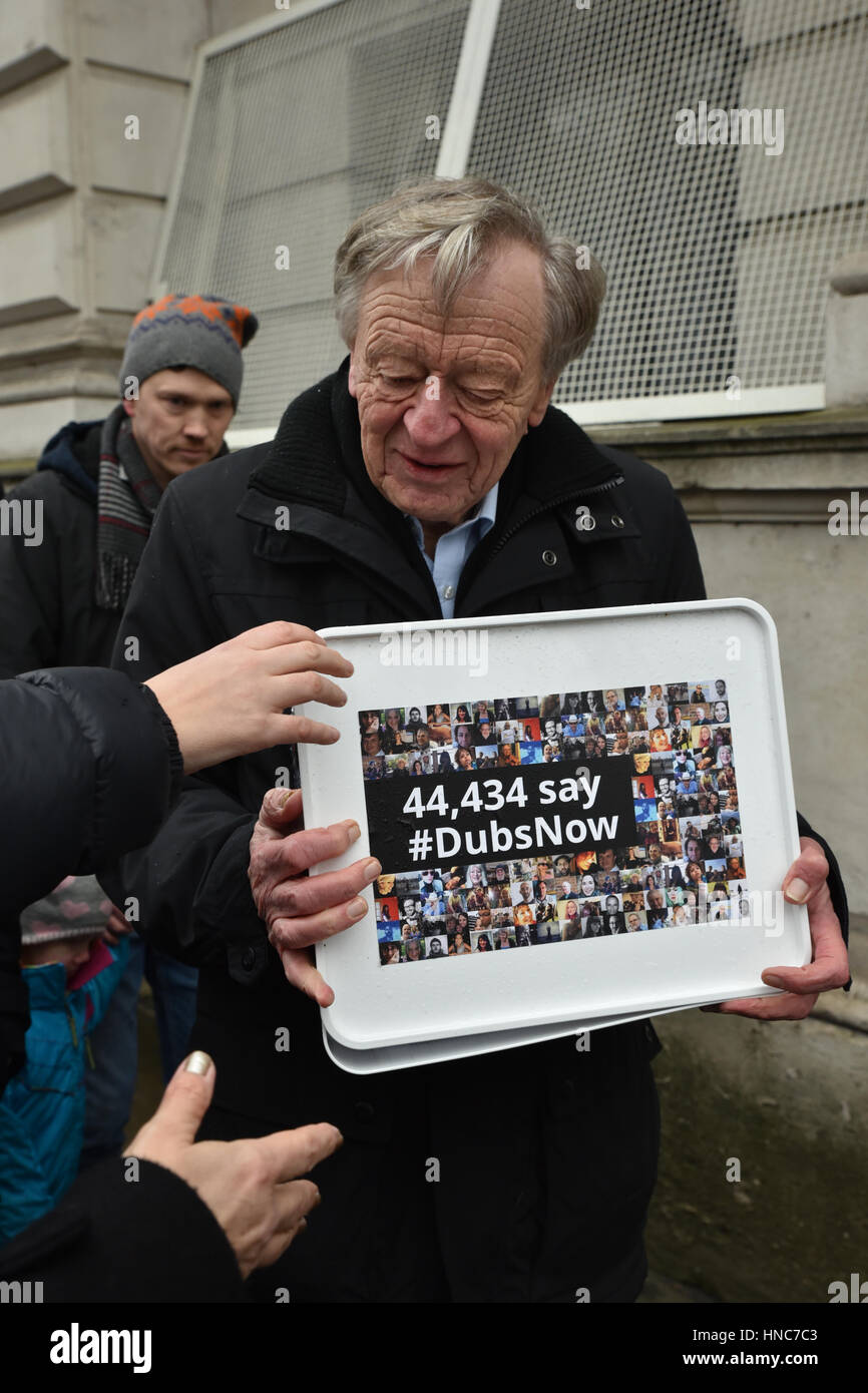 Downing Street, London, UK. 11th February 2017. The Labour Peer Alf ...